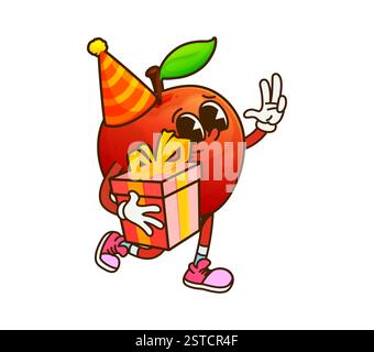 With box party hat character cartoon Stock Vector Image & Art - Alamy