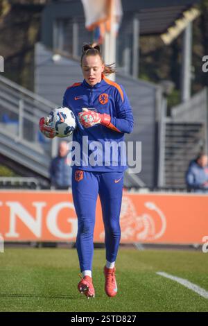 Daphne Van Domselaar of Arsenal during the UEFA Women's Champions ...