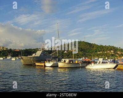 Port of Samana Stock Photo - Alamy