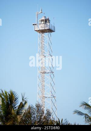 Modern lighthouse on Gili island. Indonesia Stock Photo - Alamy