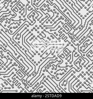 Computer circuit board seamless pattern Stock Photo - Alamy