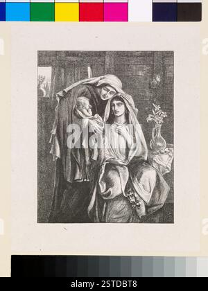 Illustration of Naomi and the child Obed from Dalziels' Bible Gallery ...