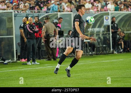 Inter Miami forward Tadeo Allende (21) high fives Inter Miami ...