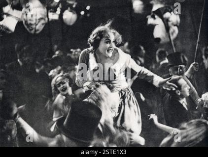 Actress Brigitte Helm in a scene from the movie Metropolis, Germany ...