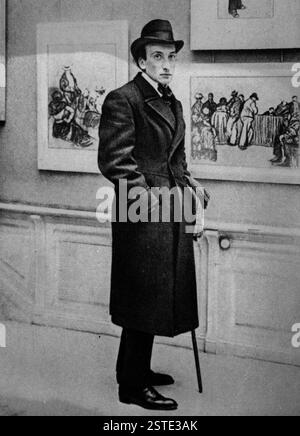 French theatre director Jacques Copeau, Paris 1920s Stock Photo - Alamy