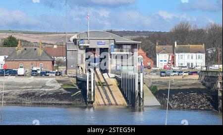 The RNLI Shoreham Harbour lifeboat station near Brighton , Sussex UK ...