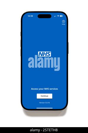 National health service app NHS test and trace app, showing you need to ...