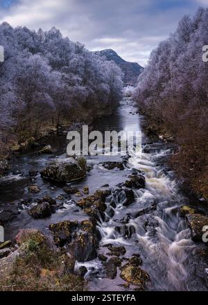 Winter scene in Scottish Highlands Stock Photo - Alamy