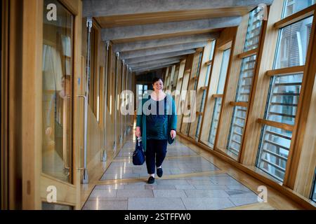 Edinburgh Scotland, UK 18 February 2025. Martin Whitfield MSP at the ...