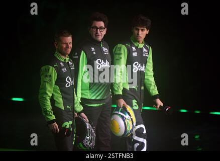 Kick Sauber team principal Mattia Binotto walks through the paddock ahead of the Formula One ...