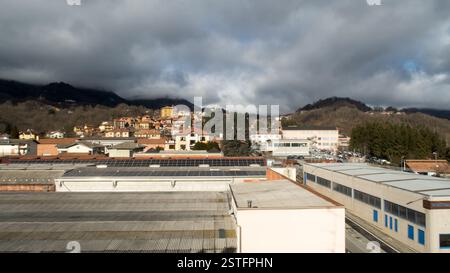 A view of the village of Trivero in Italy Stock Photo - Alamy
