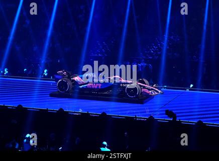 Alpine livery for the 2025 season is launched during the F1 75 Live ...