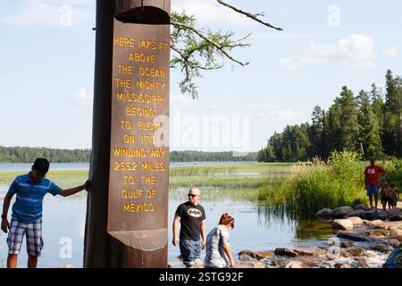 USA, Minnesota, Mississippi River Headwaters region, Mississippi River ...