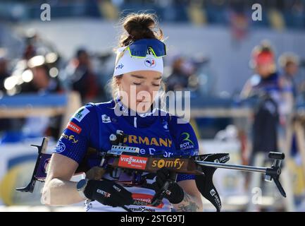 JEANMONNOT Lou (FRA, 2), Shooting Range, GER, Ruhpolding, BMW IBU World ...