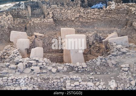 Gobekli Tepe neolithic archaeological site dating from 10 millennium BC ...