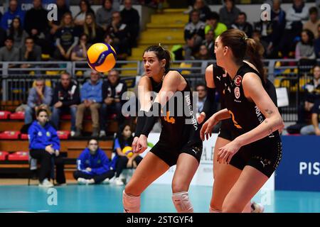 Katarina Dangubic of Galatasaray during the match between Reale Mutua ...