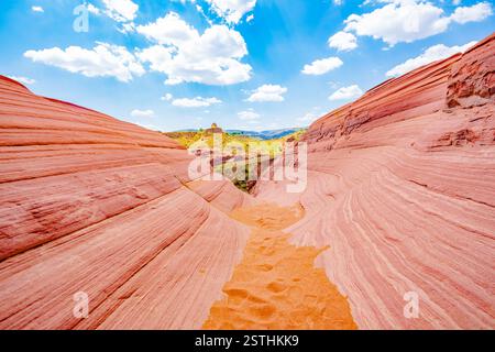 jingbian wave valley Stock Photo - Alamy