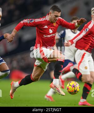 Diogo Dalot of Manchester United in action during the Premier League ...