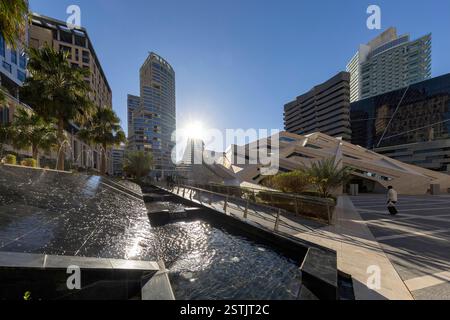 The KAFD Grand Mosque in the King Abdullah Financial District (KAFD) in ...