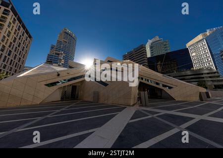 The KAFD Grand Mosque in the King Abdullah Financial District (KAFD) in ...