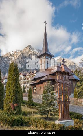 Caraiman Monastery in Busteni Mountains in Romania Stock Photo - Alamy