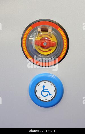 Handicap Push Button Stock Photo - Alamy