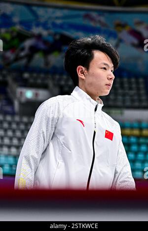Zhiming PENG (CHN), during Men Free Skating, at the ISU Four Continents ...