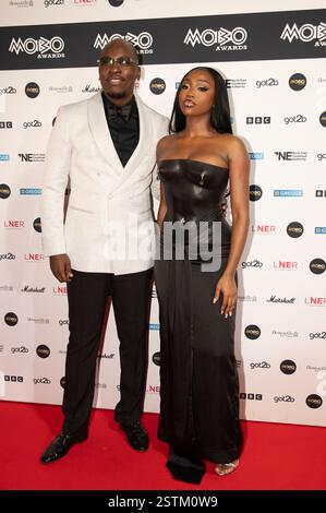Indiyah Polack and Eddie Kadi host the Mobo Awards at the Utilita Arena ...