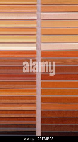 color wood samples Stock Photo - Alamy