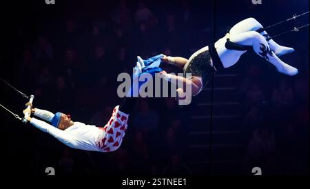 Performers at the Blackpool Tower Circus after opening of their 2025 ...