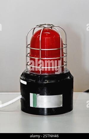 Red strobe light Stock Photo - Alamy