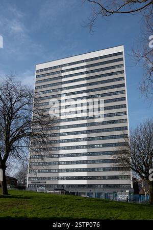 Salisbury Tower 20 storey tower block, Ladywood, Birmingham, West ...