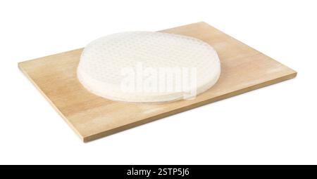 Stack of edible rice paper sheets isolated on white Stock Photo - Alamy