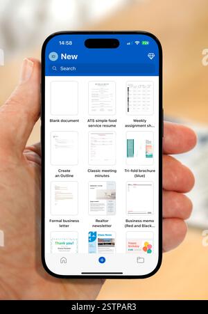 Microsoft 365 apps on an iPhone - M365 Copilot, Word, Excel, PowerPoint ...