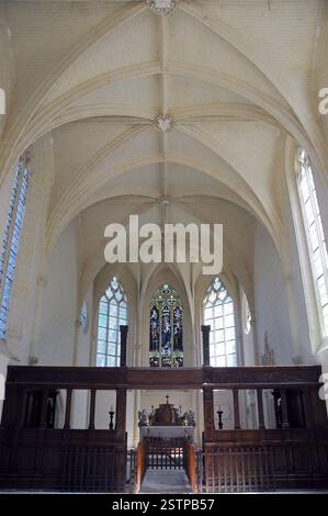 The interior of Château d'Ussé, a French castle known for its ...