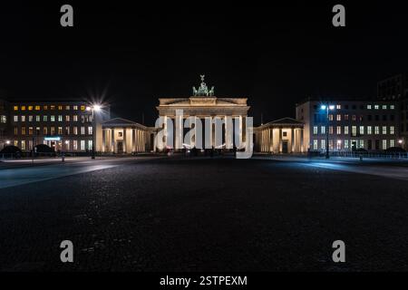 The Brandenburg Gate, an 18th-century neoclassical monument in Berlin ...