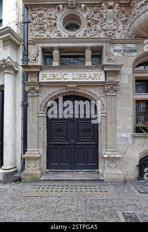 High Holborn Public Library Stock Photo - Alamy