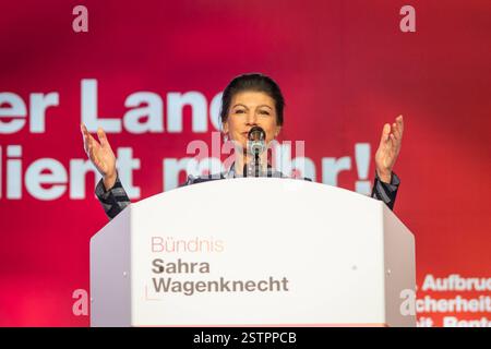 Wahlkampfveranstaltung BSW Bündnis Sahra Wagenknecht in Hannover Sarah ...