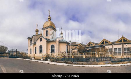 Small village orthodox church Stock Photo - Alamy