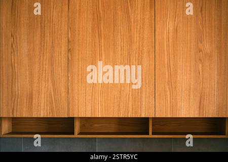 Modern luxury kitchen cabinet fronts made of oak wood veneer as design ...