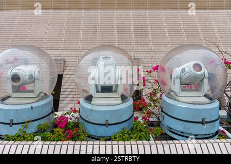 Laser Dome Lights Stock Photo - Alamy