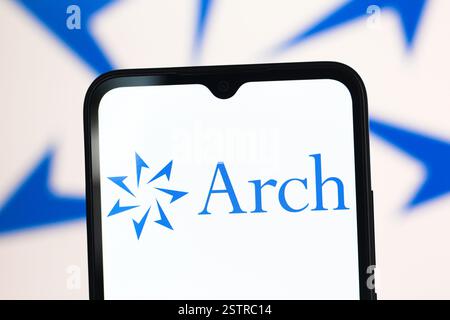 In this photo illustration the Capital Group Companies logo seen ...