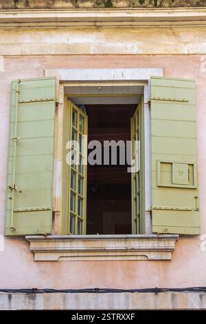 Open Shutters Stock Photo - Alamy