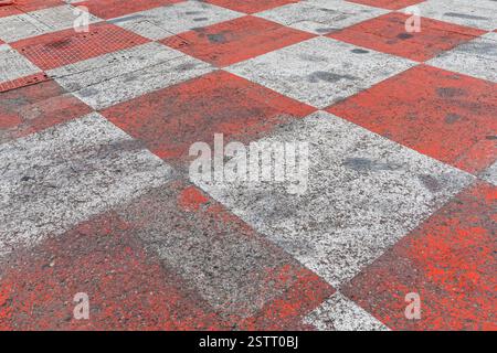 Race Track Checker Pattern Stock Photo - Alamy