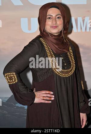 Fozia Fazil attends the UKTV Premiere of Bergerac at the Curzon Hoxton ...