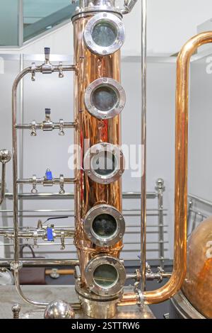 Distillation Still Column Stock Photo - Alamy