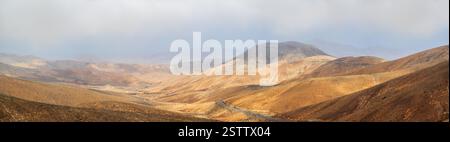 view from the Mirador Astronomico de Sicasumbre, Fuerteventura island ...
