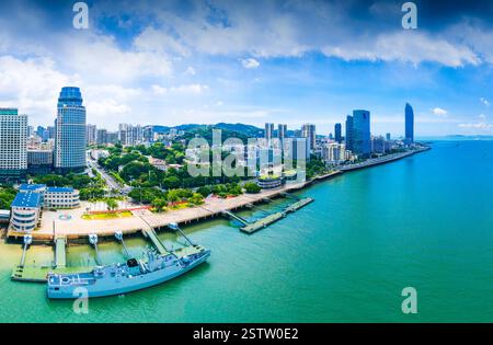 Peace ferry terminal, Port of Xiamen, China Stock Photo - Alamy