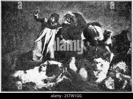 The Barque of Dante is a painting by French artist Eugene Delacroix ...