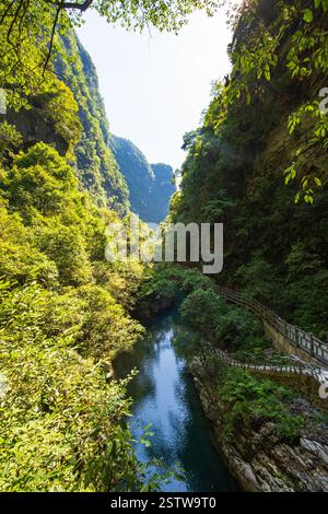 Enshi Grand Canyon Cliff Stock Photo - Alamy
